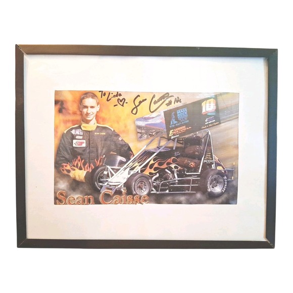 Art | Vtg Rare Sean Caisse Nascar Race Stock Car Driver Autographed 8x1 ...